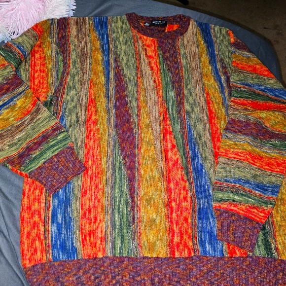 riscatto | Sweaters | Vintage Riscatto Xl Coogi Look Alike | Poshmark